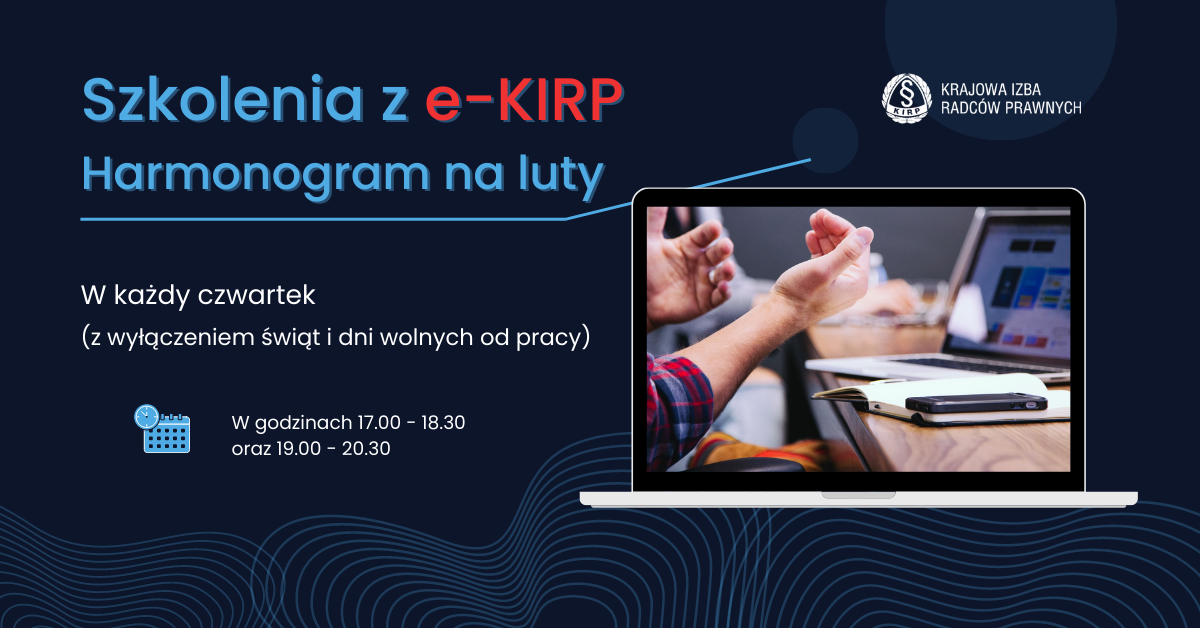 Premiera nowych szkoleń na platformie e-KIRP – harmonogram na luty ...